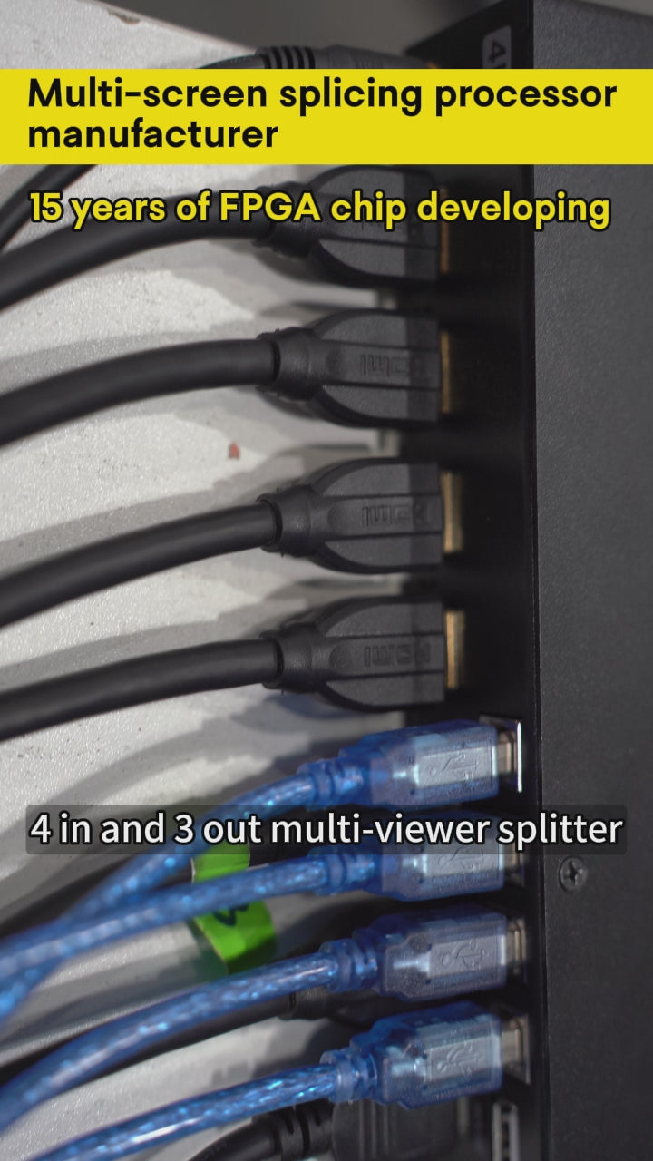 BIT-MV-U1-MD403 4K60 PIP Seamless Switching Matrix Switcher LCD KVM ...